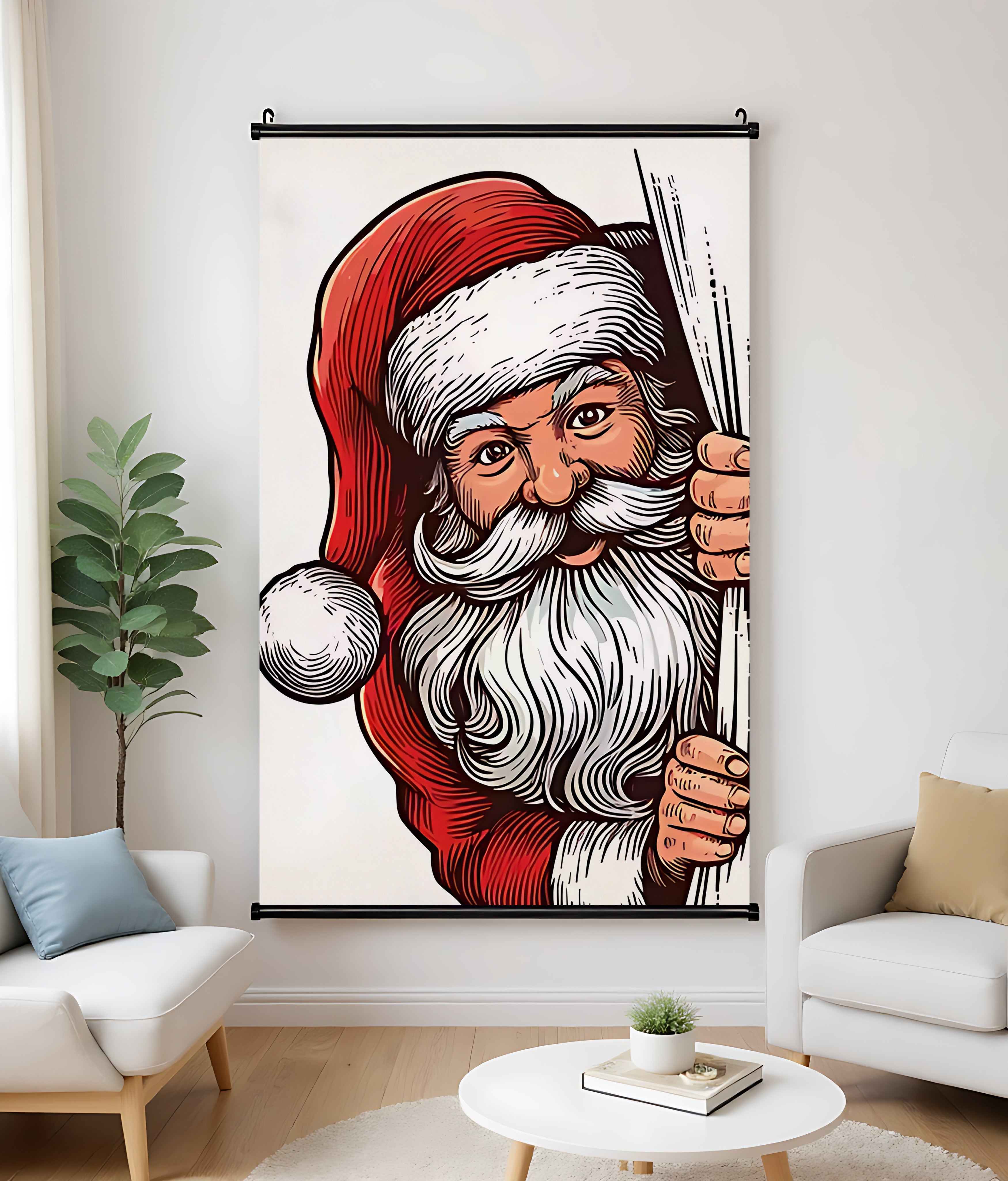 H026 Oil Canvas Scroll Painting – Classic Artwork for Living Spaces| W ...